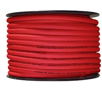 ARCTIC ULTRAFLEX WIRE 6GA x 100' RED
