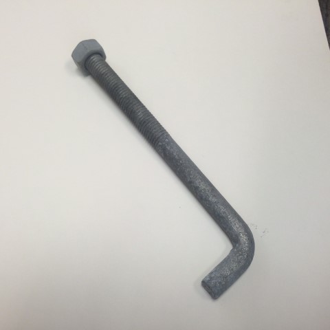 Anchor bolt A307 w/nut HDG 1/2x8