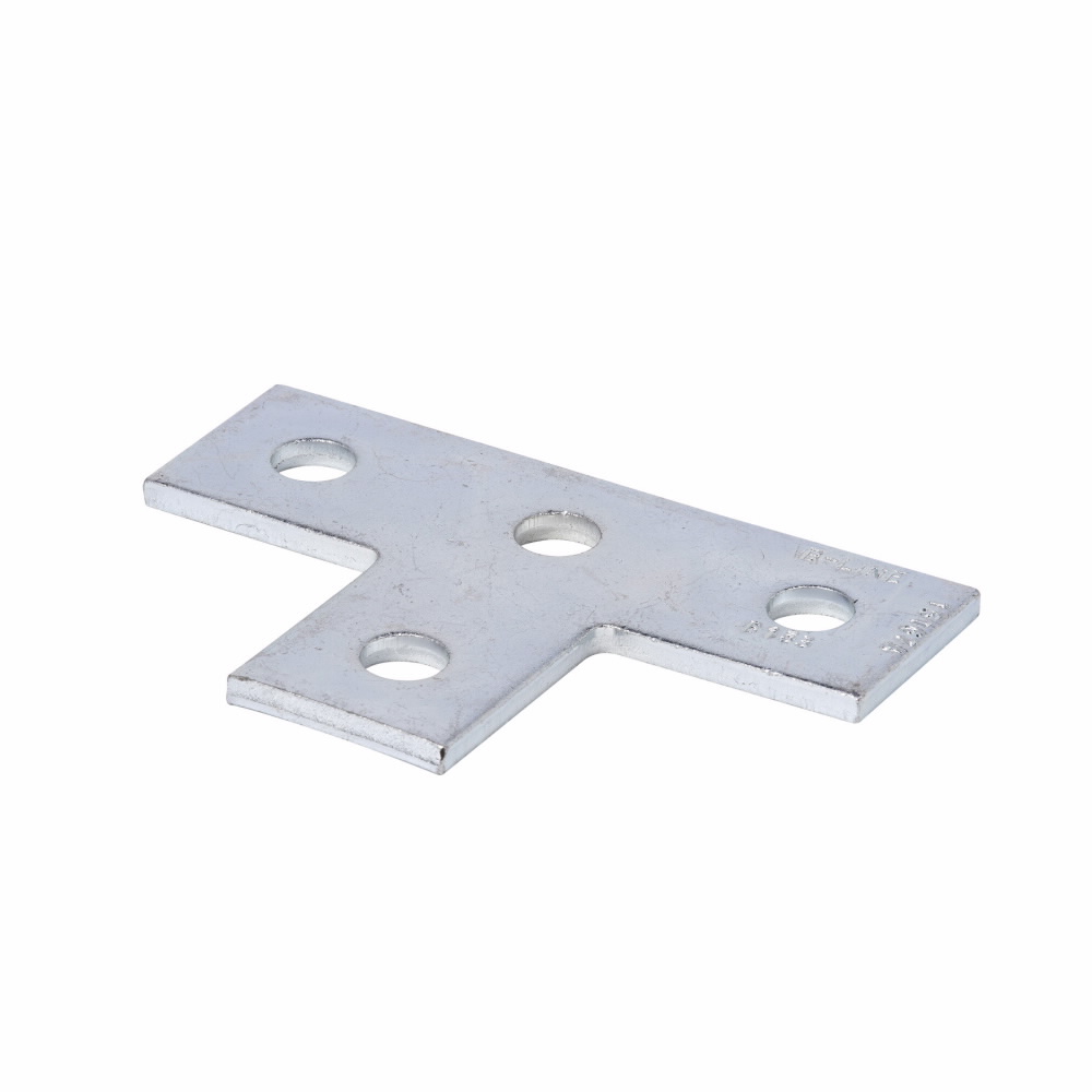 B 133 4-Hole Tee plate SS