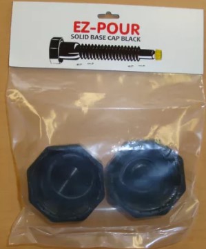 EZ-POUR RSOLID BASE CAP BLACK 2/PK