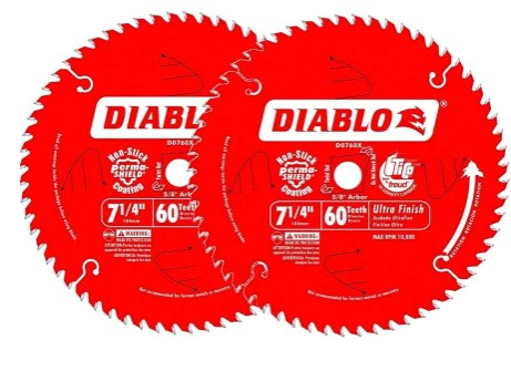 FREUD DIABLO 6-1/2" X 4 TOOTHE (PCD) FIBER CEMENT HARDIEBLADE