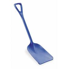 REMCO POLYPRO SCOOP SHOVEL W/ 14" BLADE - BLUE