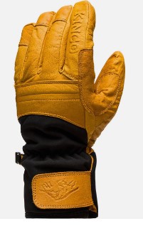 KINCO LINED HEAVY DUTY GRAIN & SUEDE PIGSKIN SKI GLOVE W/CUFF
