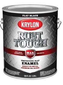 KRYLON 1GAL RUST TOUGH FLAT BLACK