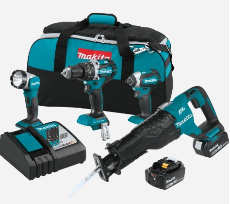 MAKITA 18V 18V LXT BRUSHLESS CORDLESS 4 PC. KIT