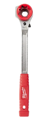 MILWAUKEE LINEMANS HIGH LEVERAGE RATCHETING WRENCH WITH MILLED STRIKE FACE