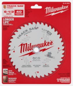 MILWAUKEE CT FINISH TRACK SAW BLADE 6-1/2" 40T 20MM ARBOR