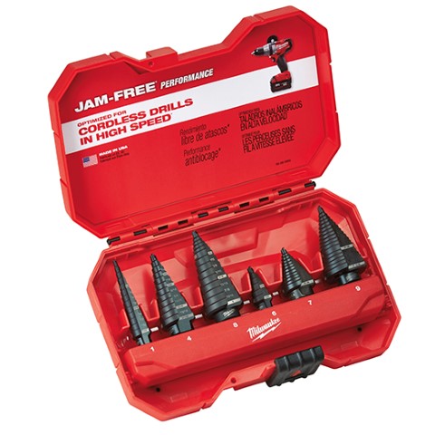 Milwaukee® Step bit 6pc set