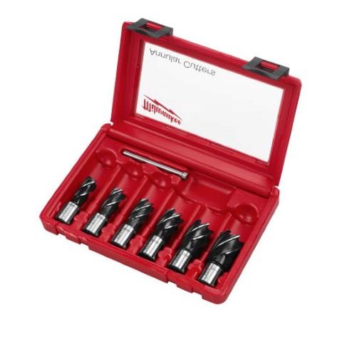 Milwaukee® HSS annular cutter 1" 6pc kit