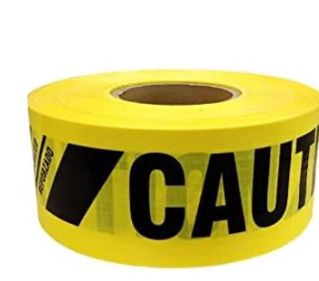 MILWAUKEE CAUTION / CUIDADO TAPE YELLOW 3x500