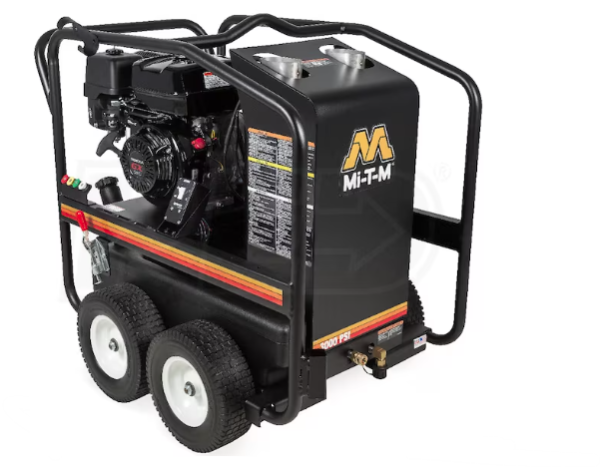 MI-T-M HOT WATER PRESSURE WASHER 3000 PSI W/ EMF @ 2.9 GPM