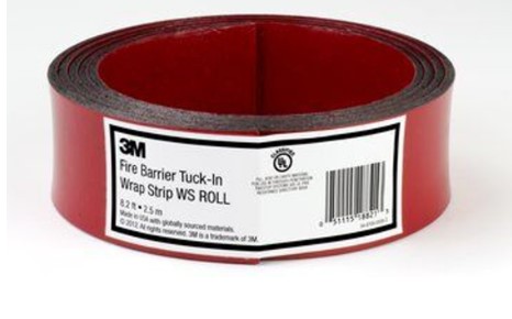 3M FIRE BARRIER TUCK-IN WRAP STRIP WS ROLL 2.5" X 8.2'