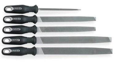 NICHOLSON 5 PC 6,8,10" FILE SET W/ ERGONOMIC HANDLES