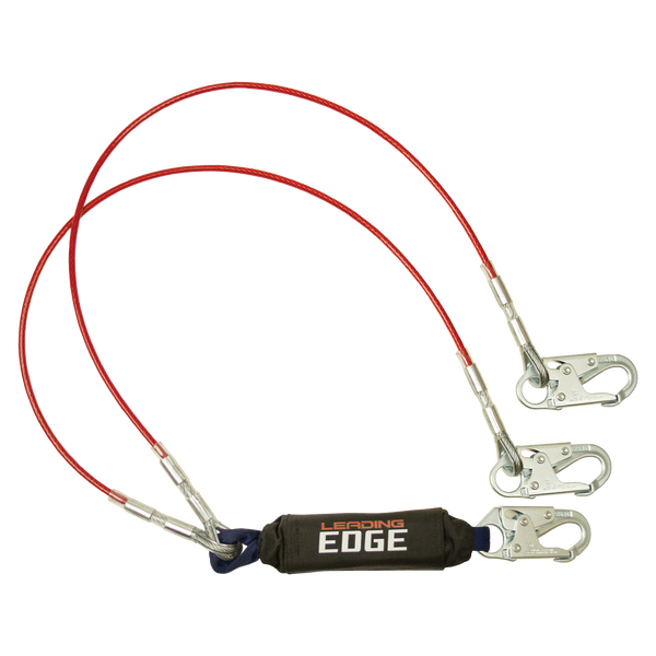 FALLTECH 6' SAL LEADING EDGE Y-LEG STEEL SNAPS