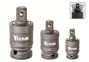 TITAN IMPACT PIN FREE LOCKING UNIVERSAL JOINT SET 5pc