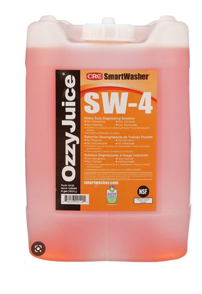 CRC SMARTWASHER SW-4 OZZYJUICE DEGREASING SOLUTION (5 GL)