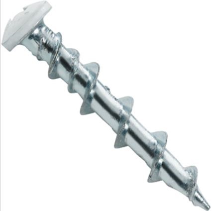 Wall dog anchor 1-1/4 Phil pan brass