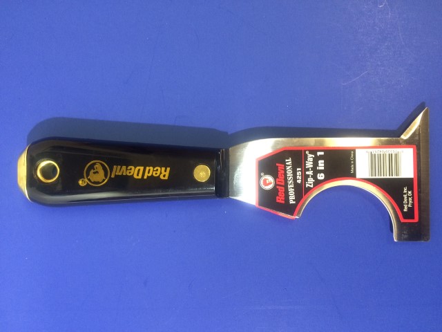 Red devil 6 in 1 stiff painters tool
