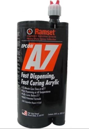 Epcon acrylic A7-10oz Epoxy cartridge