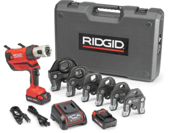 RIDGID RP 350 PRESS TOOL KIT W/ PRO PRESS JAWS 1/2" - 2"