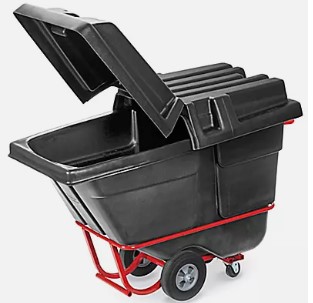 RUBBERMAID TILT TRUCK LID 1/2 CUBIC YARD (BLACK)