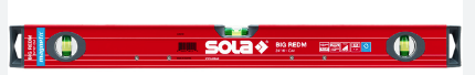 SOLA BOX-BEAM LEVEL, 3 FOCUS - 60 VIALS, 24" 2 HAND HOLDS