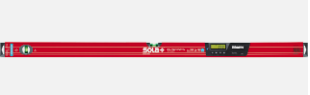 SOLA BOX-BEAM LEVEL, 3 FOCUS - 60 VIALS, 24" 2 HAND HOLDS