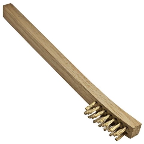 Brass toothbrush