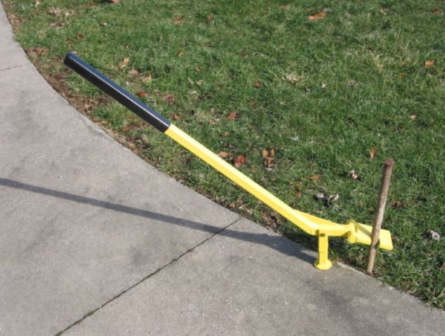 Steel rebar & stake puller