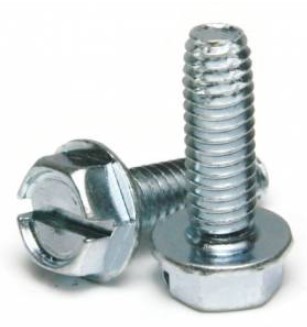 HWH TYPE F THREAD CUTTING SCREW 1/4-20 x 1" SLOTTED