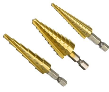 TITAN STEP DRILL BIT SET 3PC