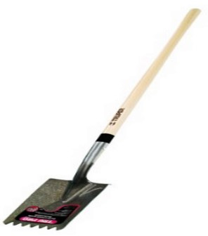 TRUPER LHSP PRO-GRADE ROOF SPADE W/SERRATED BLADE