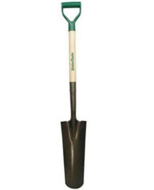 Steel D-grip track shovel