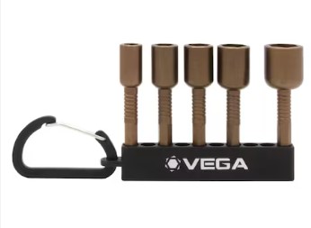 VEGA MAG NUTSETTER x 2-9/16" CARABINER SET 5PC