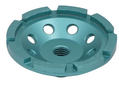 DIAMOND PRODUCTS 5" X 7/8 ARBOR HEAVY DUTY ORANGE DOUBLE ROW SEGMENTED ...