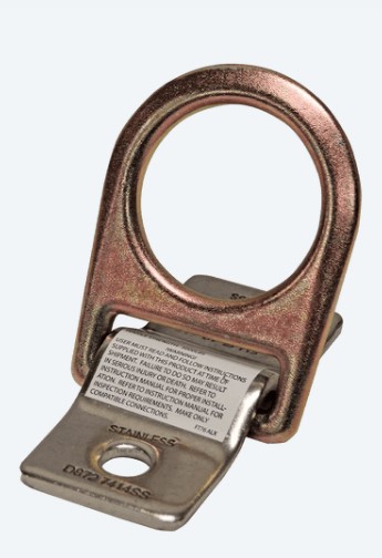 FALLTECH BOLT-ON D-RING WITH ANCHOR PLATE