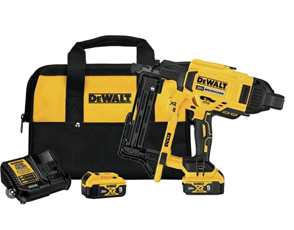 DEWALT 20V MAX XR 9 GA CORDLESS FENCING STAPLER KIT
