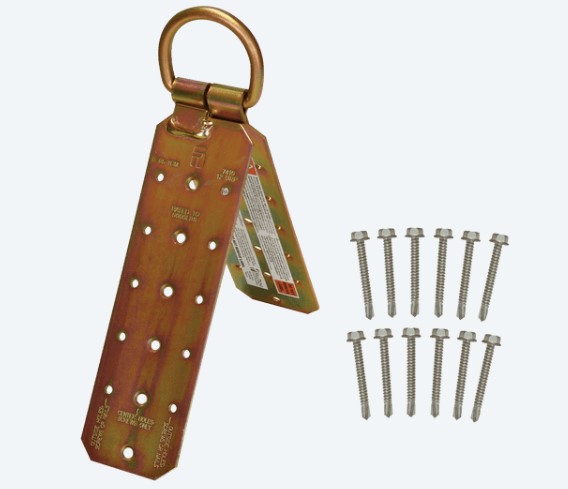 FALLTECH HINGED REUSABLE ROOF ANCHOR FOR STEEL STRUCTURES