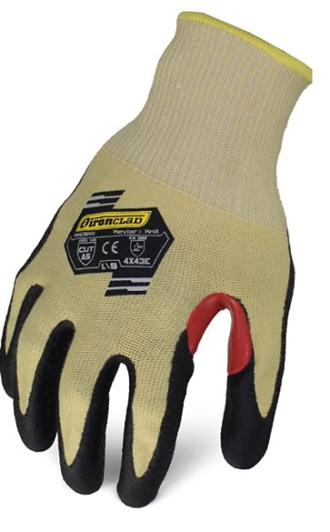 IRONCLAD KEVLAR FOAM NITRILE TOUCHSCREEN CUT 6 GLOVE LARGE