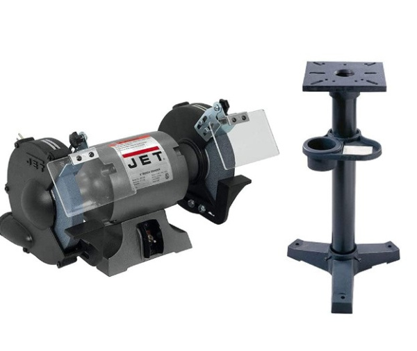 JET JBG-8A/JBG-8B 8" BENCH GRINDER & JPS-2A STAND