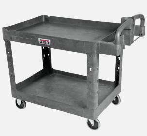JET LARGE BIN TOP UTILITY CART 43 x 25" 500LB CAPACITY RAISED HANDLE
