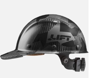 LIFT SAFETY HARD HAT DAX CARBON FIBER CAP STYLE (BLACK CAMO)