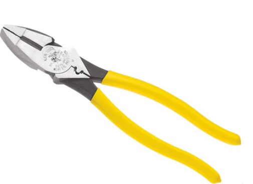 KLEIN LINEMAN CRIMPING PLIERS 9"