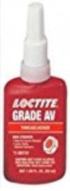 LOCTITE LETTER GRADE AV 087 HIGH-STRENGTH THREADLOCKER 50 ML BOTTLE