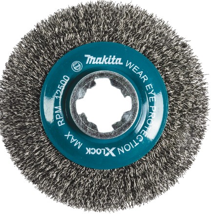 MAKITA X-LOCK 4-1/2" CARBON STRINGER BEAD TWIST WIRE WHEEL
