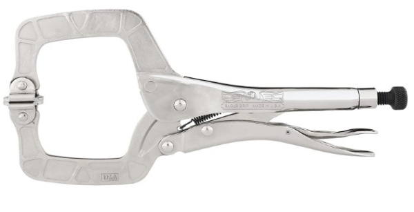 MALCO EAGLE GRIP LOCKING 11" C-CLAMP W/SWIVEL PADS