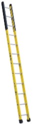 LOUISVILLE TYPE IAA MANHOLE LADDER 12' FIBERGLASS 375# CAP
