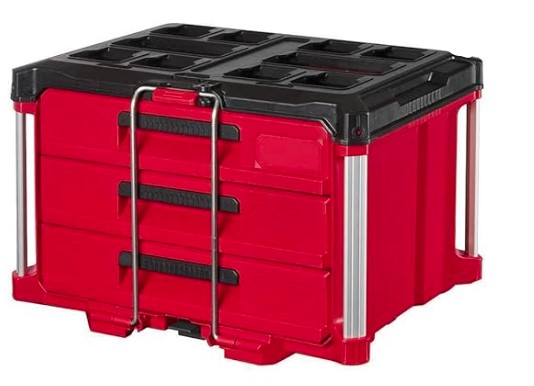 MILWAUKEE PACKOUT 3-DRAWER TOOLBOX