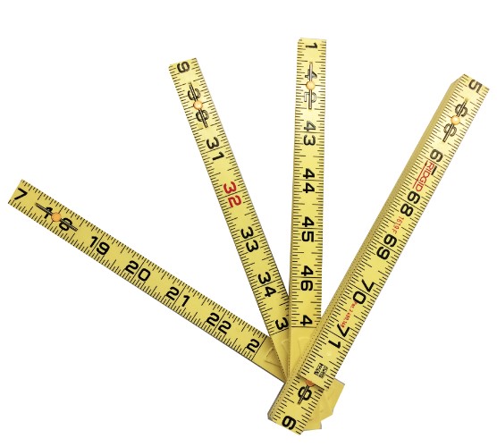 Ridgid 6' folding rule IS read